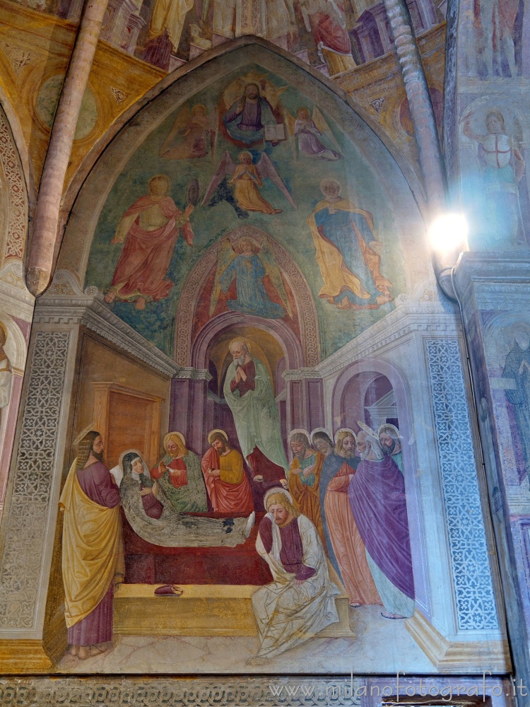 Right wall of the Chapel of the Virgin in the Church of San Pietro in ...